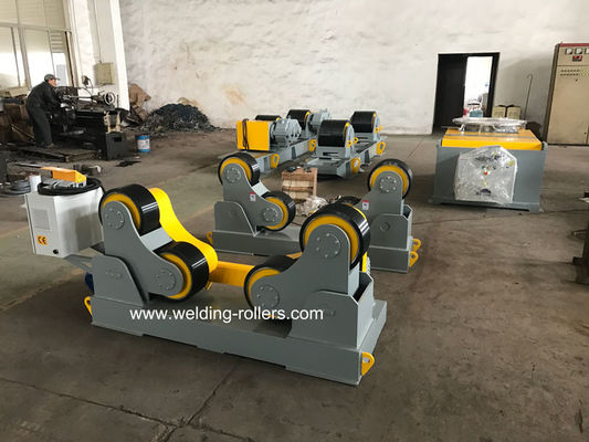 Self Aligning Pipe Welding Rollers 10 Ton Stands For Wind Tower
