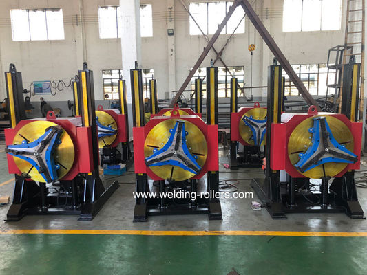 Hydraulic Lifting Pipe Turning Welding Positioner 3000KG With 3 Jaws Chuck
