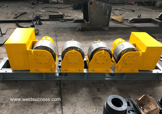120 Ton Bolt Adjustment Tank Turning Rollers With Rotation Speed 100 ...