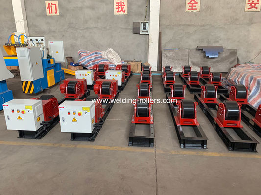 30T Welding Pipe Rotator For Pipe Butt Conventional With PU With Bolt ...