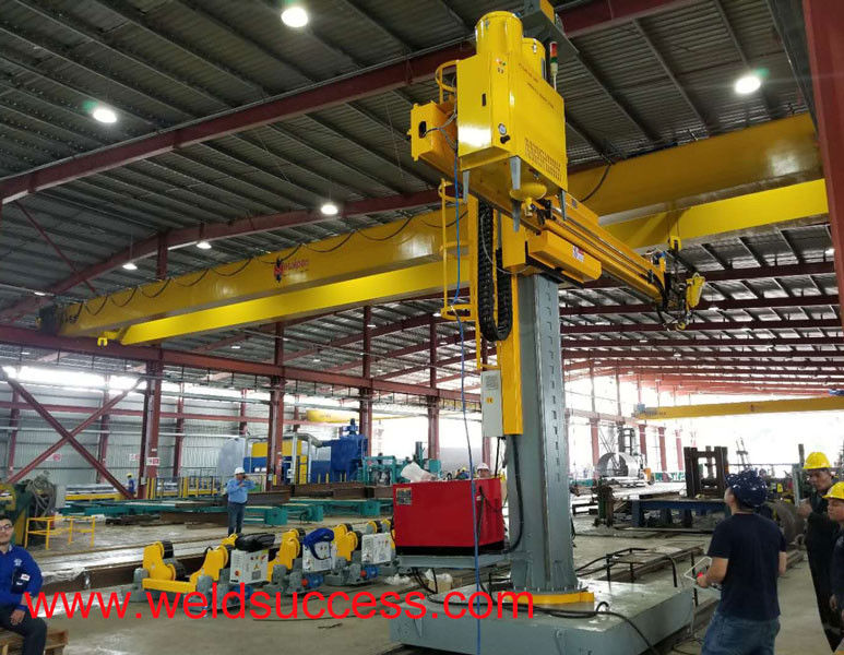 LHC 8080 Automatic Welding Column And Boom Manipulator For 8000 Mm Diameter