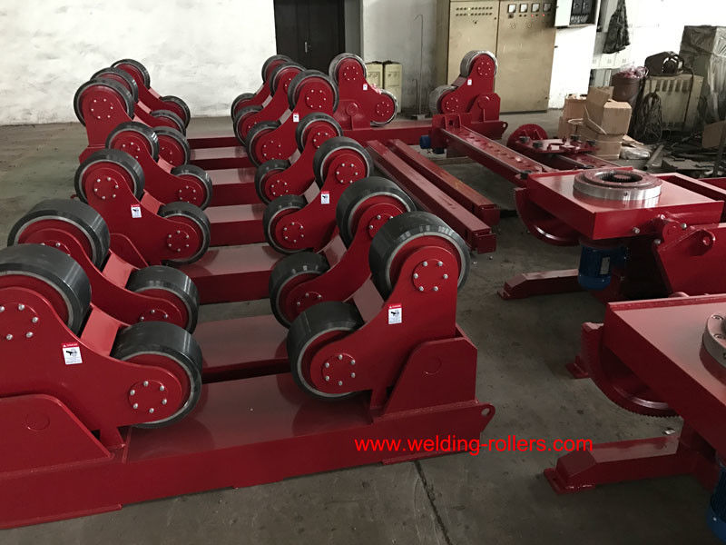 Bolt Adjustment Self Aligning Welding Pipe Rollers 30 Ton Heavy Duty ...