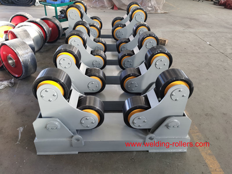 20 Ton Welding Pipe Rollers Rotator Self Aligning 3500 Mm With Foot Pedal