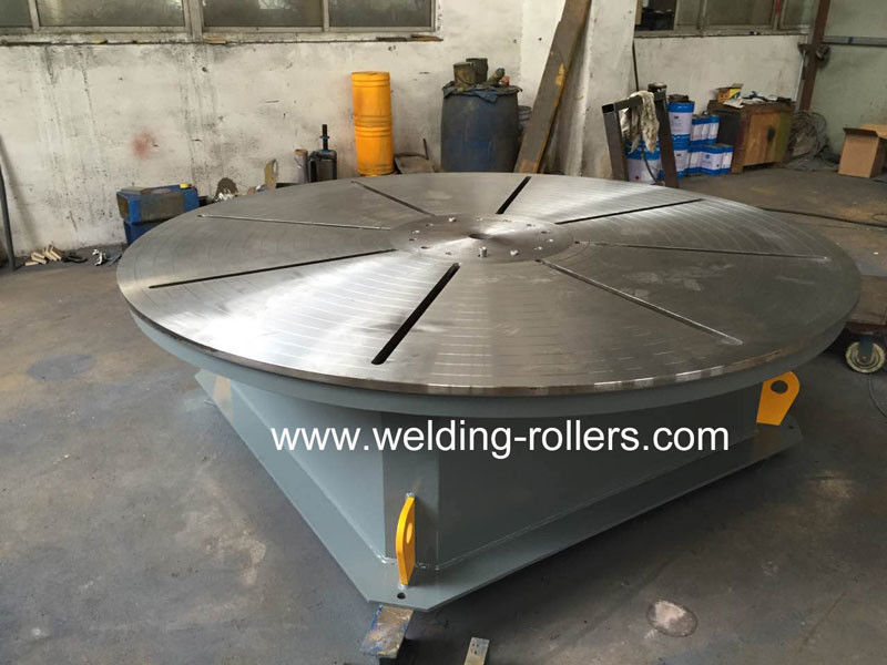 Horizontal 100 Ton Welding Turn Table With Hand Control Box Rotary With 3KW