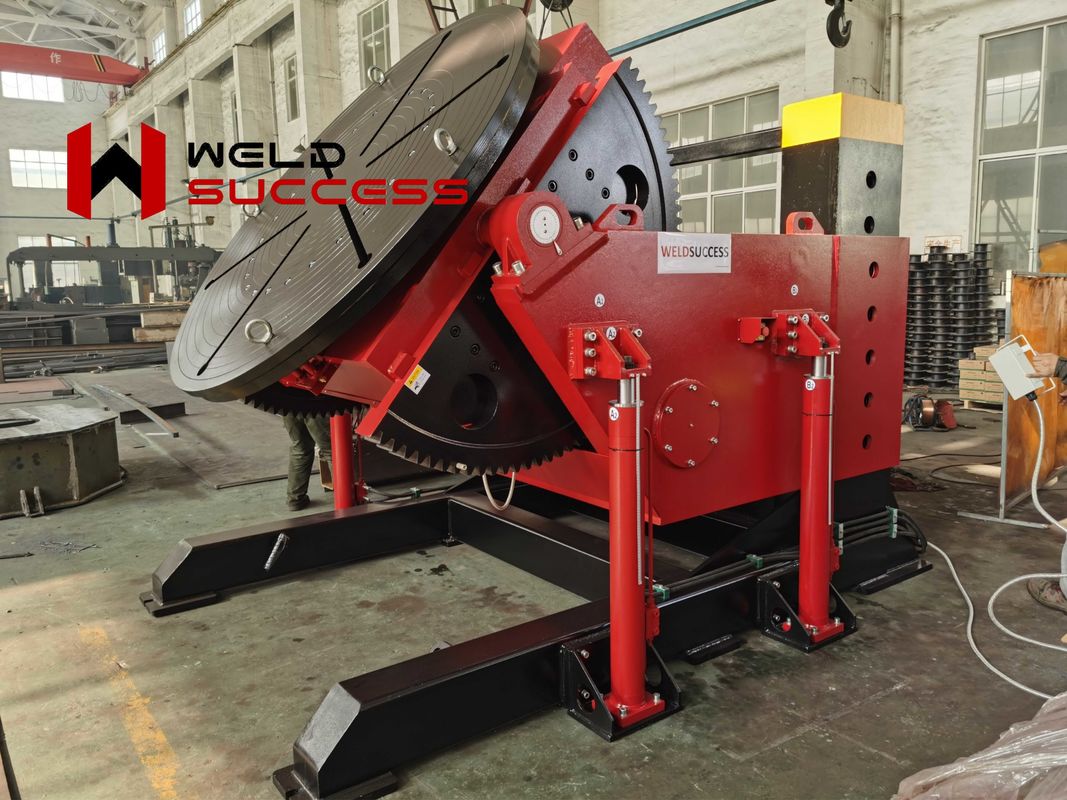 CE Wireless Hand Control Box 20 T Automatic Welding Tilting Welding Table