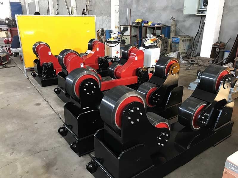 Single Motor Low Noise, Self Aligning Pipe Welding Rotators With 1.5KW
