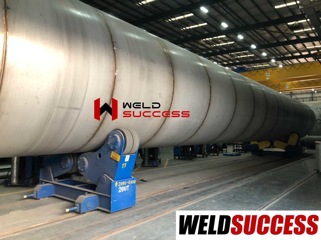 SAR-200 Ton Welding Pipe Turning Roller Self Aligning For Precise And ...