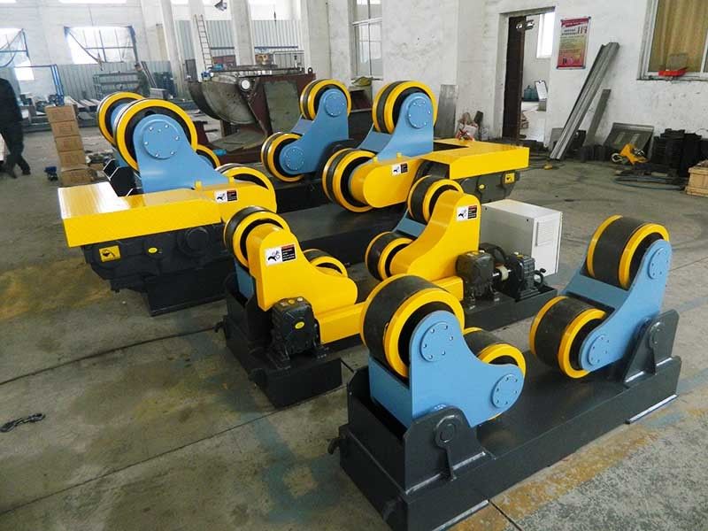3kw Motor Power, 40 T Steel / Rubber Pipe Welding Rotator with Remote ...