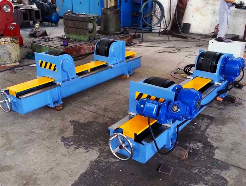 Customized Lead Screw Adjustment Pipe Welding Rotator 10t 90 Inches