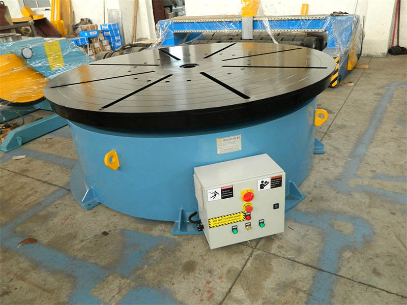 Horizontal Welding Motorized Rotary Table Positioner 10 T for 1400 mm ...
