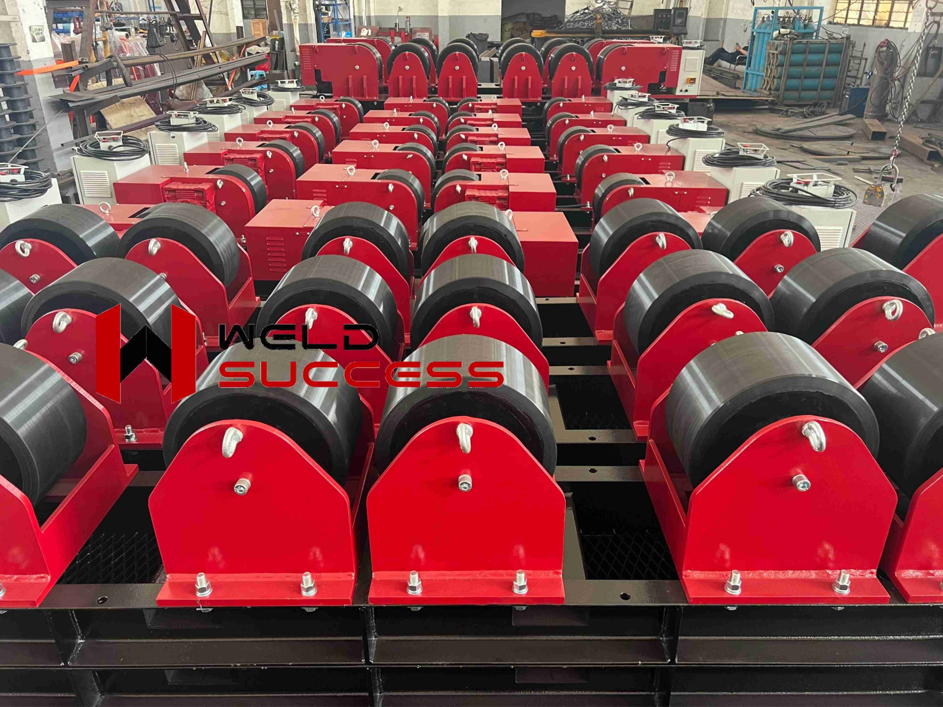 60Tons Bolt Adjustment Conventional Tank Turning Rolls