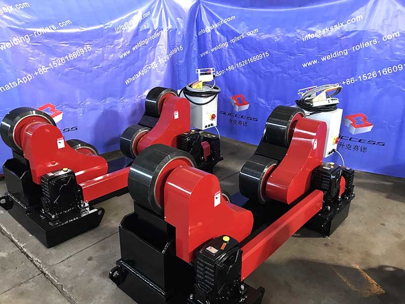 Automatic Heavy Duty Tank Pipe Welding Rollers, Self Adjustment ...