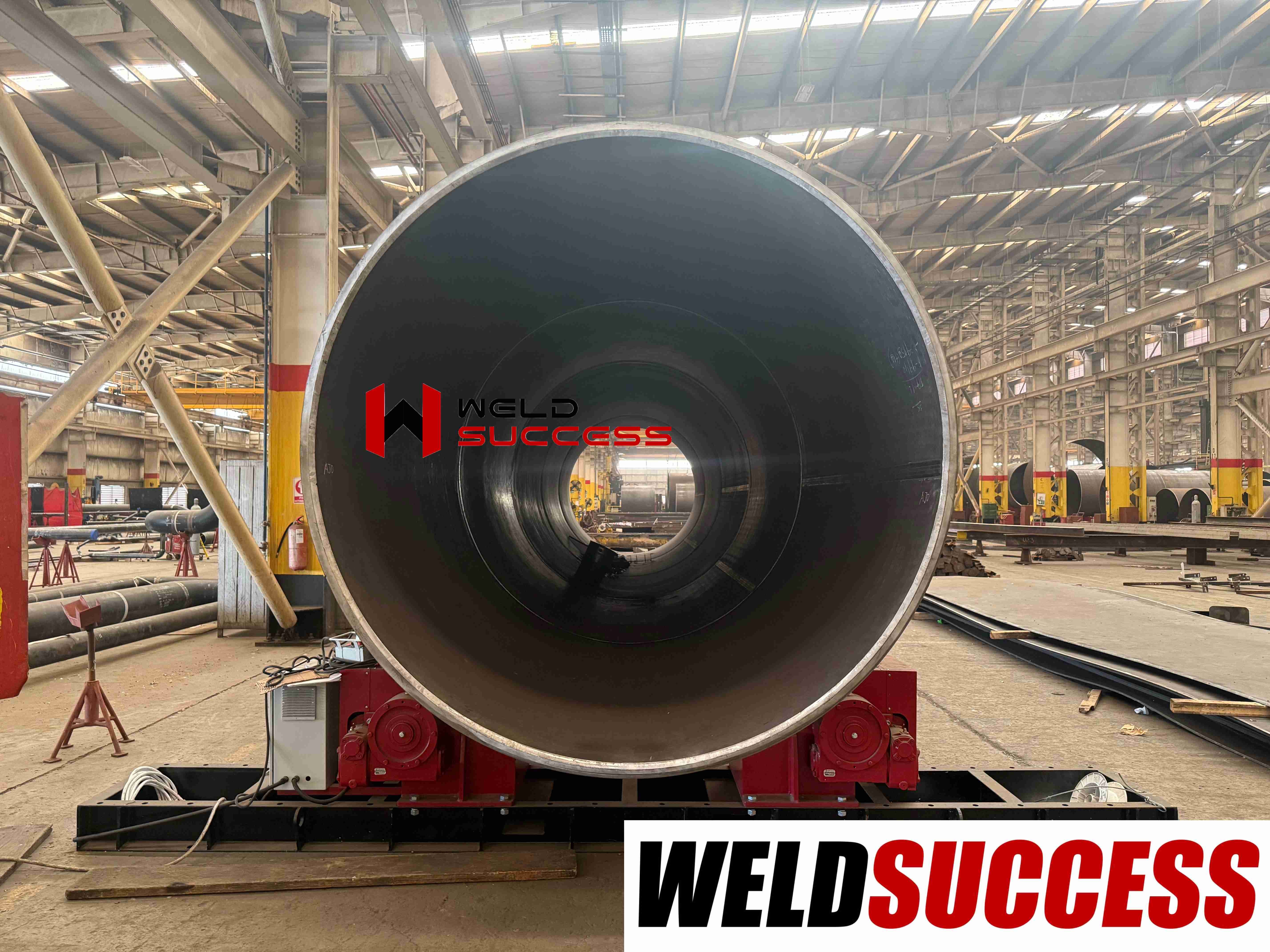 High Load Capacity Heavy Duty Steel Roller Welding Rotators For Tank ...