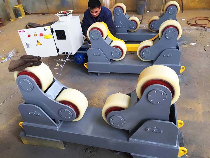 2 Idler Rollers Electric Control Systems, 5Ton Self Aligning Pipe ...