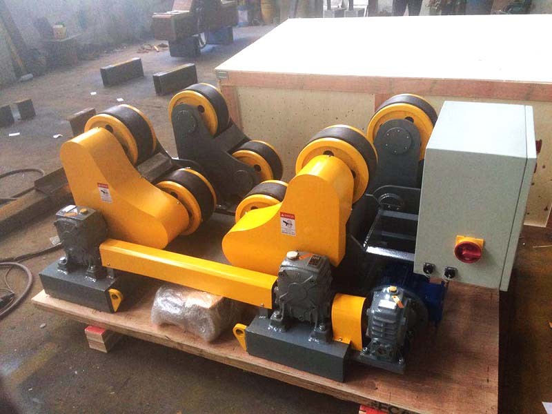 HGZ 5 Pipe Welding Rotator With Hand Control Box , Turning Speed ...