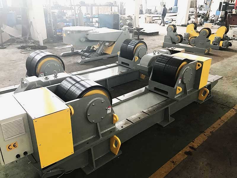 Grey 100T Pipe Welding Rollers Bolt Adjustment Conventional Welding ...