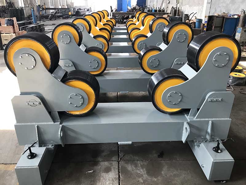 Tank Turning Rolls with Rubber Wheels Self Adjustment Welding Rotataor