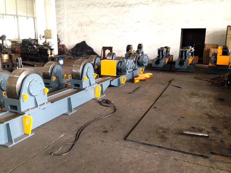 Lead Screw Welding Turning Roller , Welding Rotator Machine 10 Ton