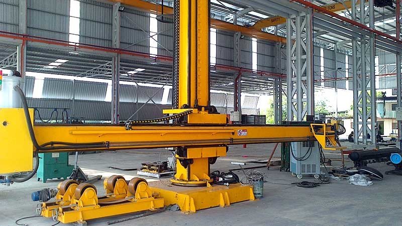 Motorized Moving Rotation Column and Boom Welding Machine With Electric ...
