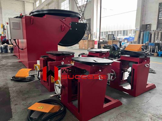 Bolt Height Adjustable Welding Positioner For CNC Pipe Welding Rotator ...