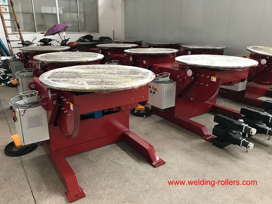 5000kg Pipe Hydraulic Welding Positioner Heavy Load With 1500mm Table ...