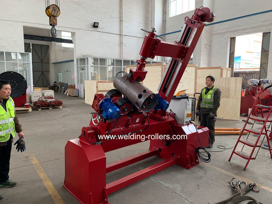 5 Ton Spool Pipe Welding Rollers With 100 Mm/Min Automatic Equipment