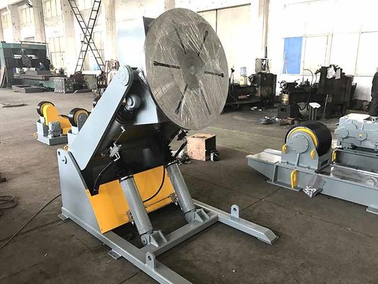 3T Hydraulic Tilting / Rotation 3 Axis Positioner With Hand Control ...