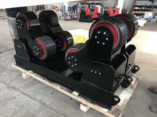 Remote Hand Control 20T Self Aligning Tank Turning Rolls / Pipe Rollers ...