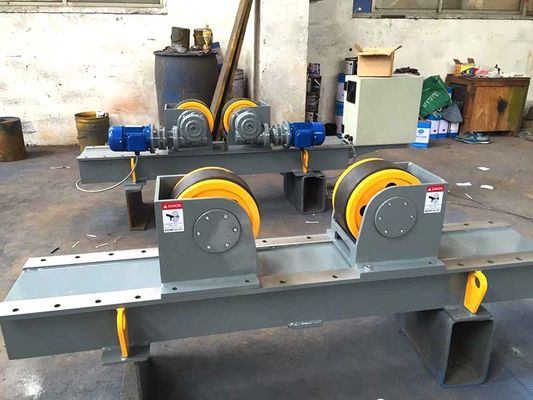 Small 5000 kg Pipe Welding Rotator 380V pipe turning rolls With Foot ...