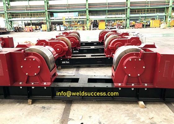 Steel Wheel Pipe Welding Rollers, 60T Tank Turning Roller Support With ...