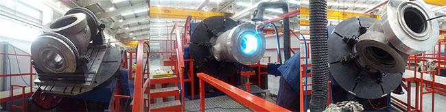 Powered Double Gears Pipe Welding Positioners for Tilting Rotating Work ...