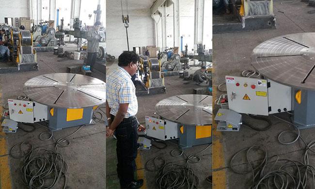 Motorized Horizontal Rotary Welding Positioner
