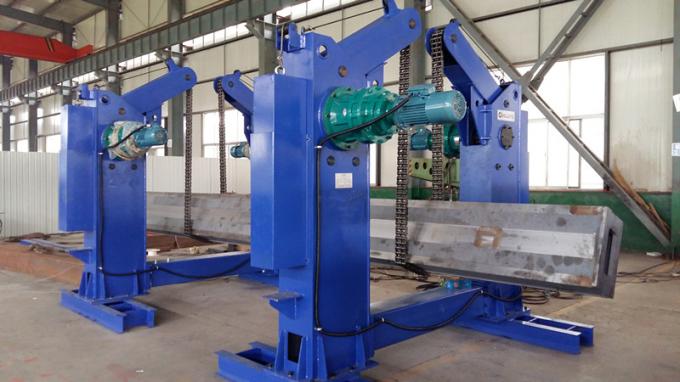 UL Pipe Stand Roller Oval Tank Turning Rotator Chain Tilting Machine