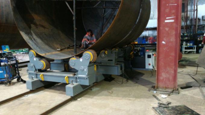 500 - 3500 mm Dia Self Aligning Pipe Turning Rollers / Pipe Turning ...
