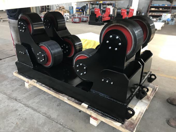 Remote Hand Control 20T Self Aligning Tank Turning Rolls / Pipe Rollers ...