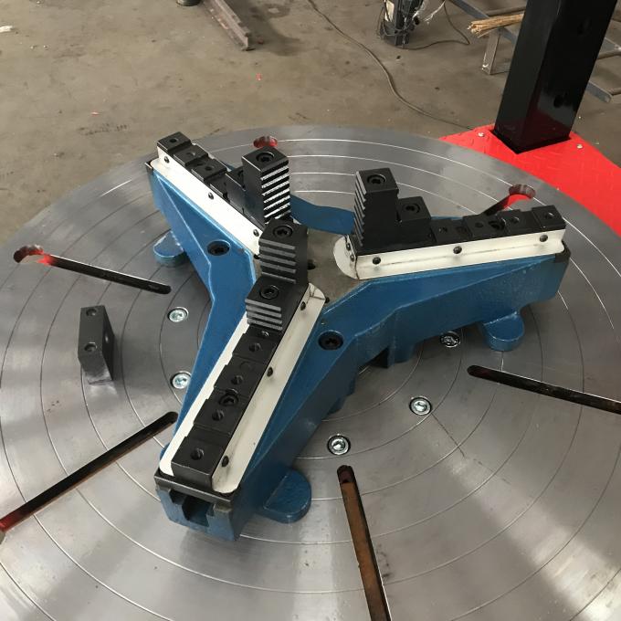 2T height adjustment welding positioner with 600mm 3 jaw chucks to Brisbane