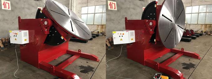 1000kg Rotary And Tiltling Welding Turn Table , Pipe Welding Positioner