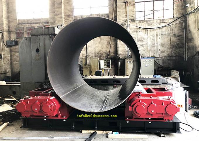 200T Heavy Duty Conventional Tank Turning Rolls, Steel Wheel Welding ...