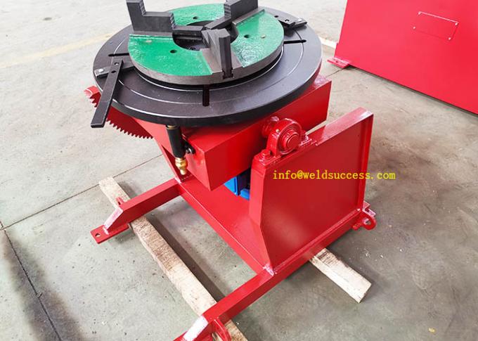Small Duty 600kg Pipe Welding Positioners With Customized Chuck