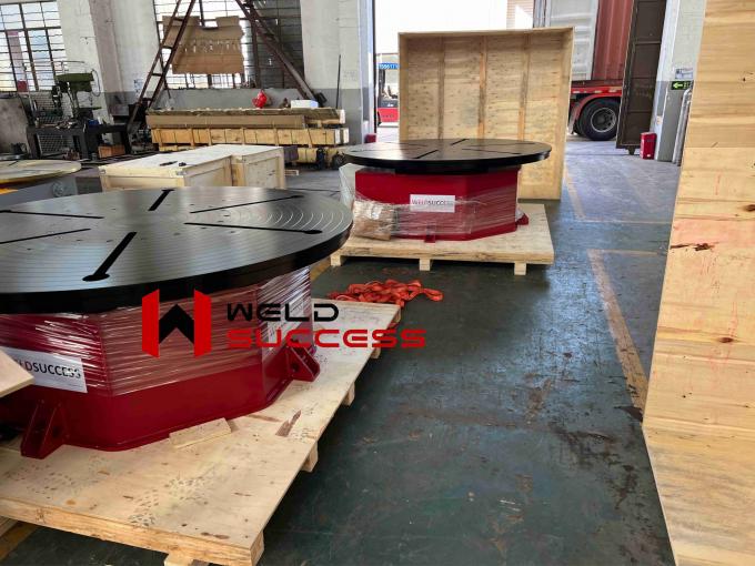 10t Welding Turntable With Hand Control Box Rotary With Fast Rotation Speed