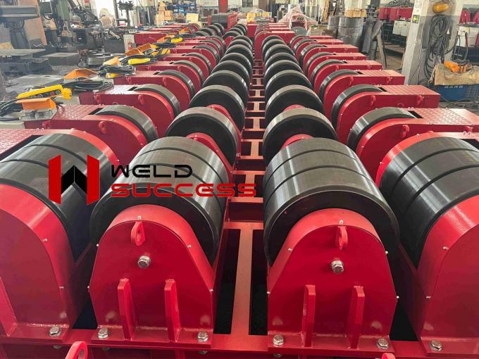 100 Ton Welding Pipe Rollers Bolt Adjustment