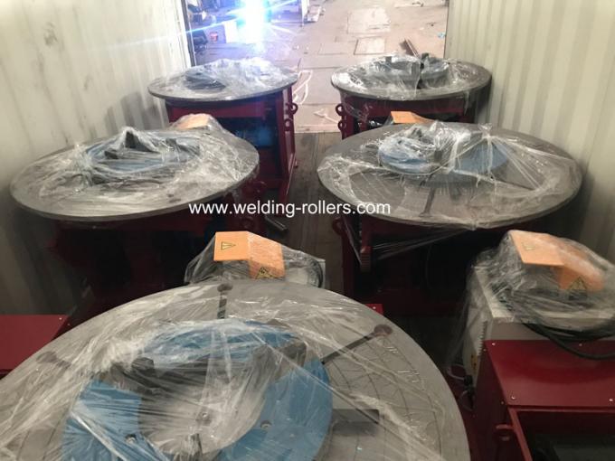 300kg Pipe Automatic Welding Positioner Turntable With Hand Control Box