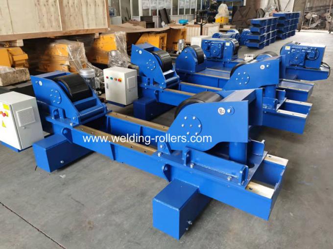 Hydraulic 60T Fit Up Welding Rotator Conventional For Wind Towers