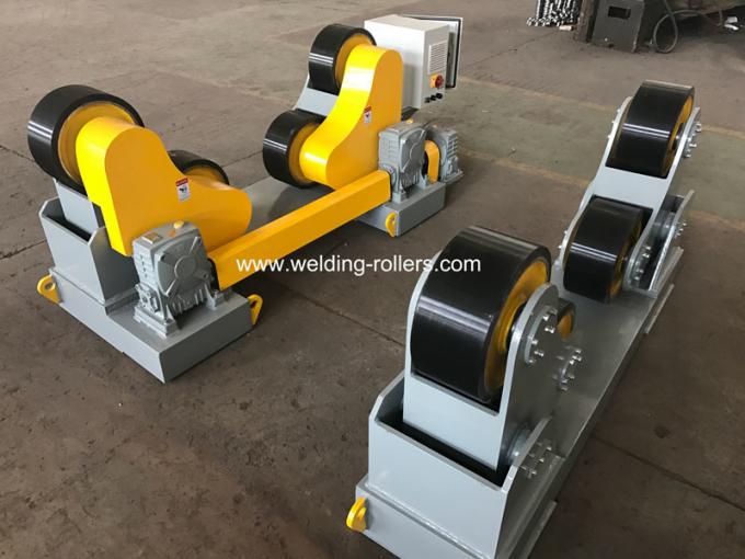 5 Ton Pipe Welding Rollers Self Aligning 2300 Mm For Wind Tower